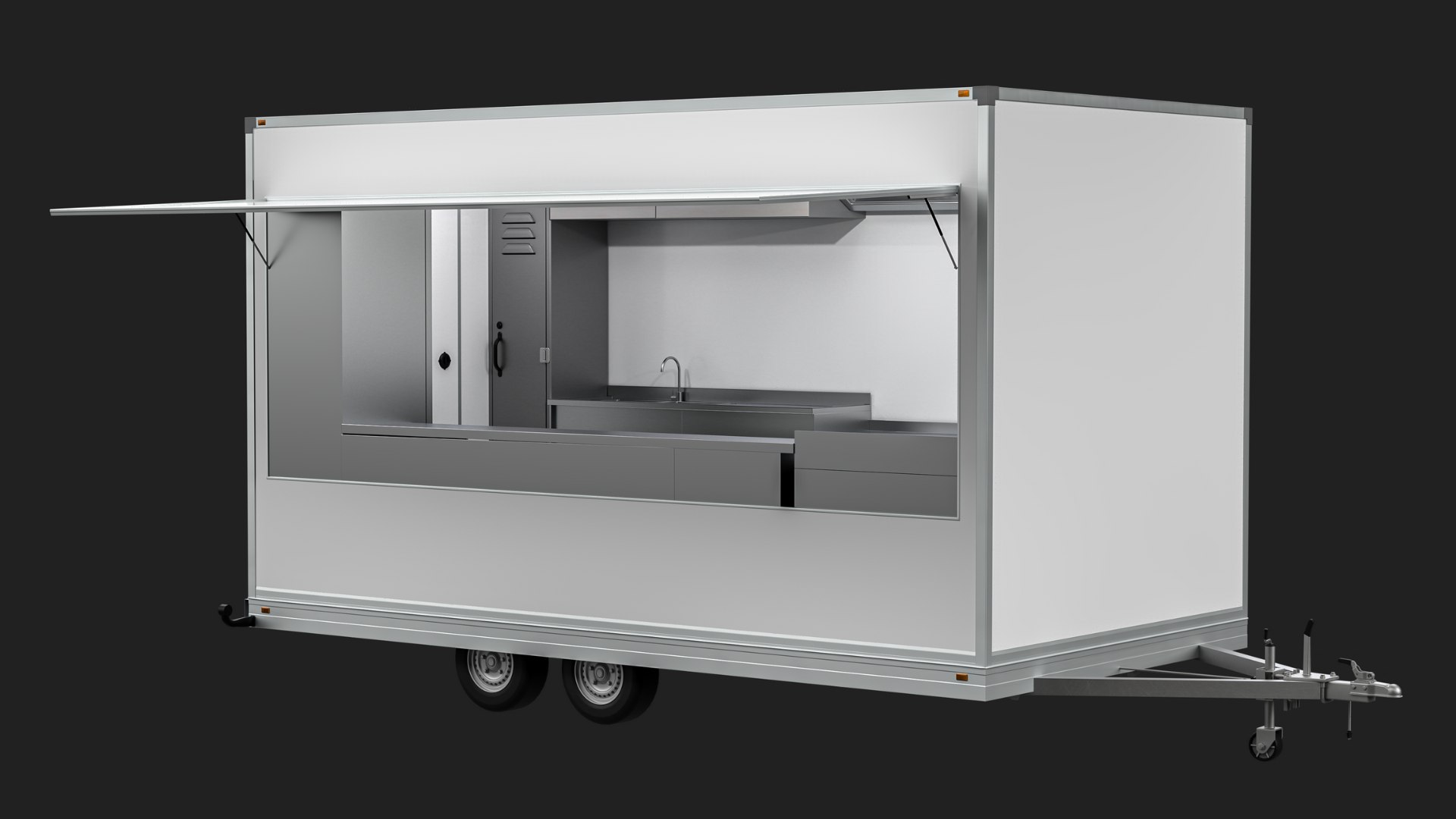 Food Trailer 3D Model - TurboSquid 2296699