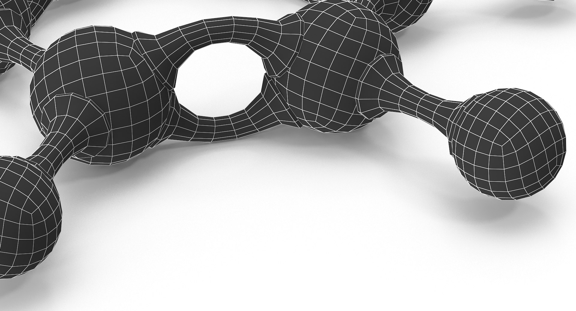 3D Model Benzene Molecular - TurboSquid 1282326