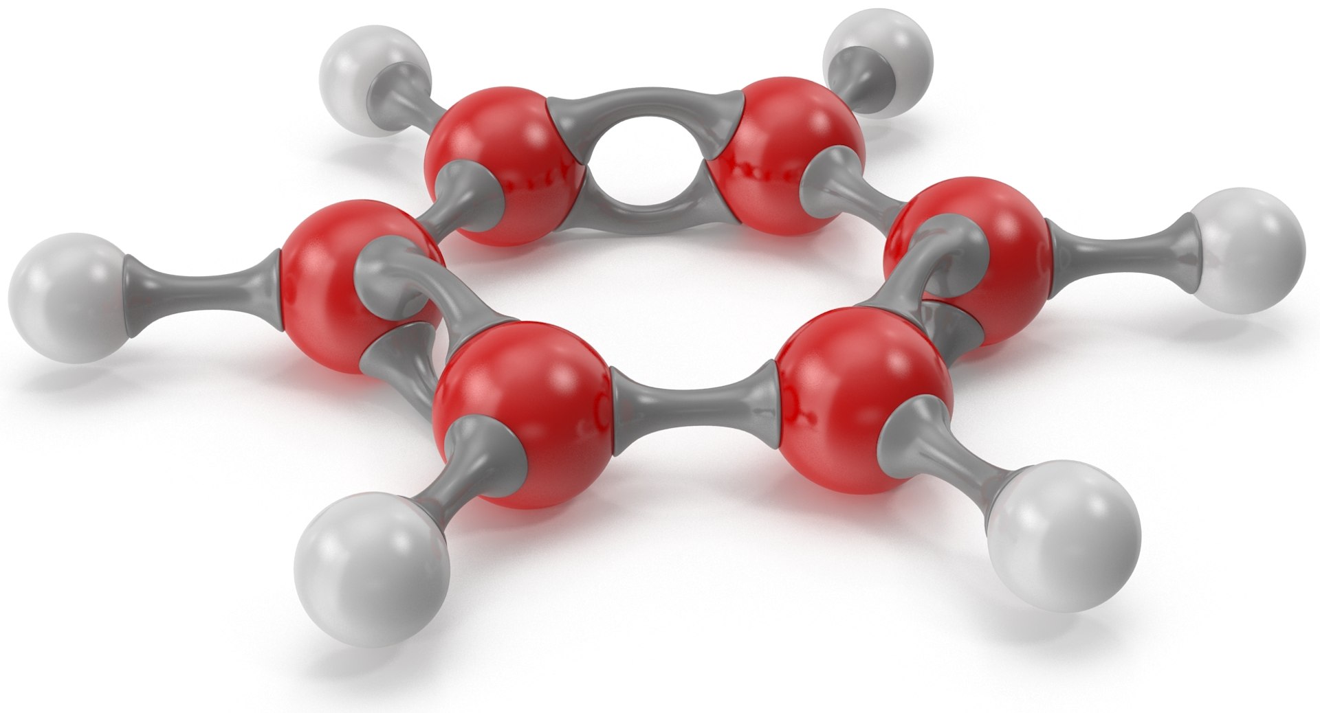 3D Model Benzene Molecular - TurboSquid 1282326