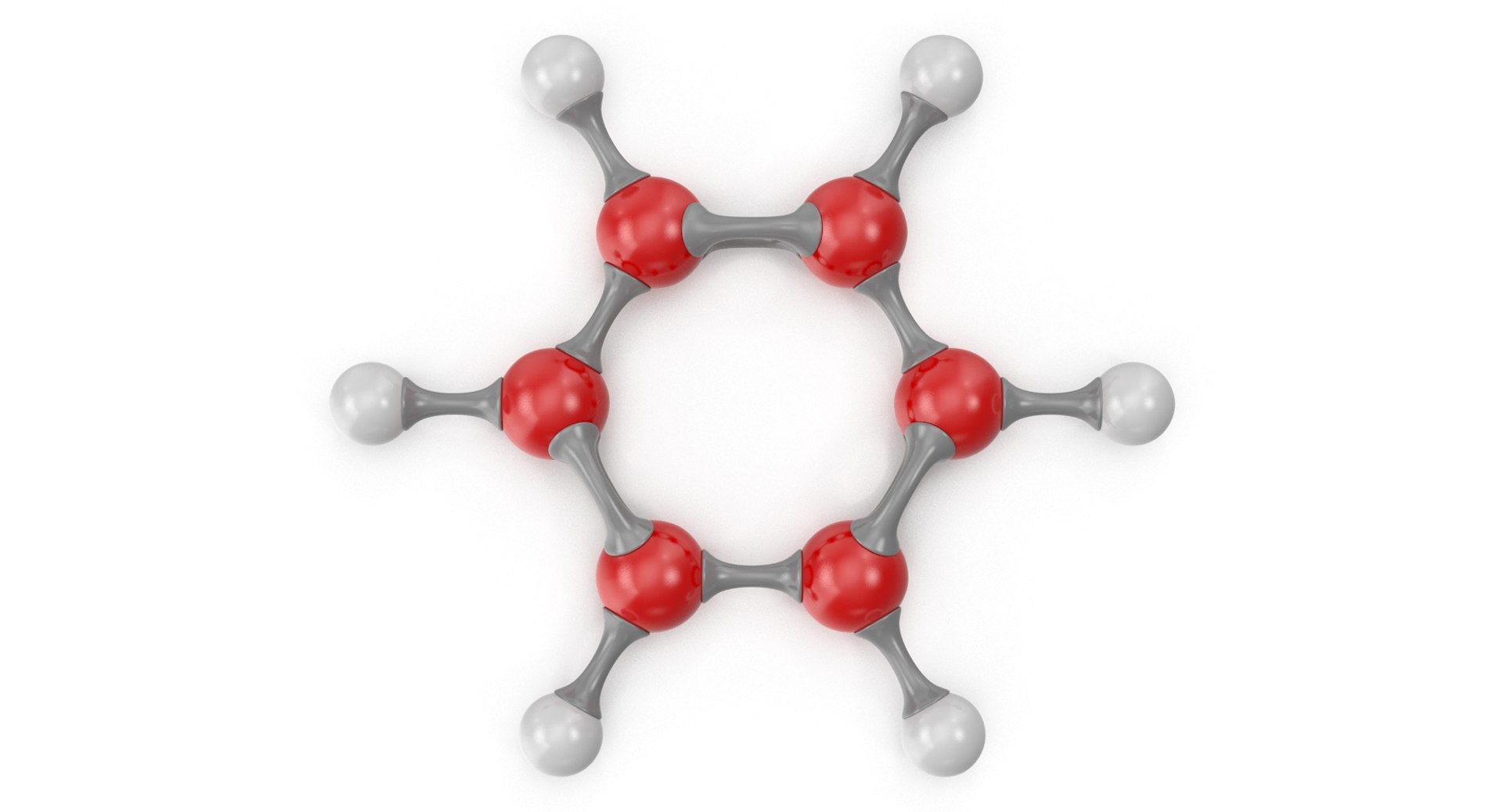 3D Model Benzene Molecular - TurboSquid 1282326