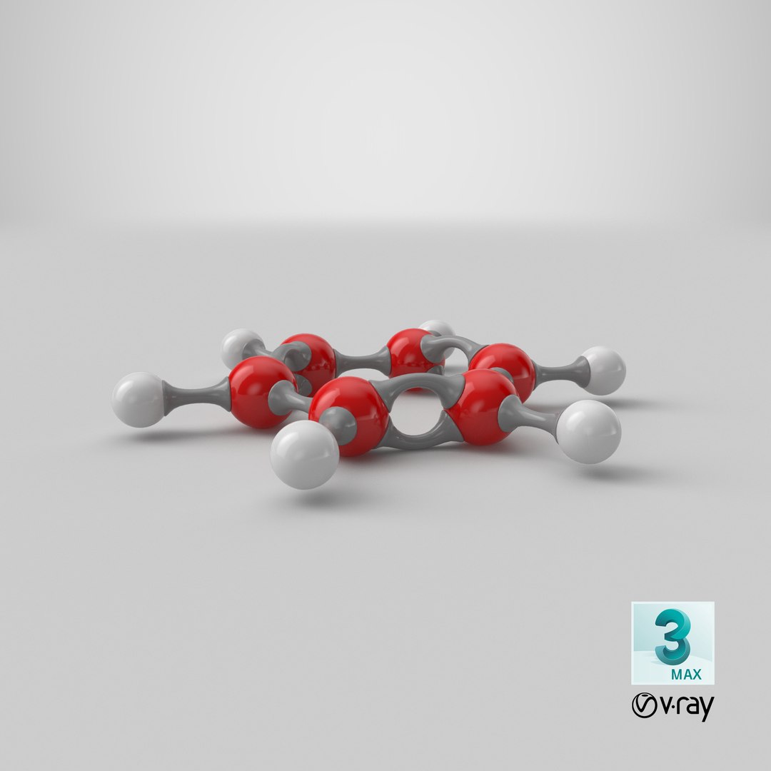 3D Model Benzene Molecular - TurboSquid 1282326