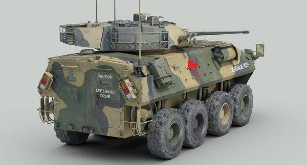 australian vehicle aslav 3d lwo