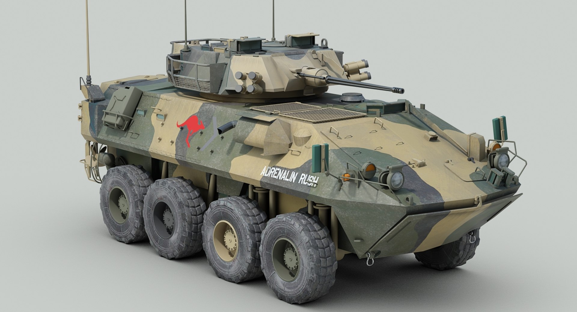 Australian Vehicle Aslav 3d Lwo