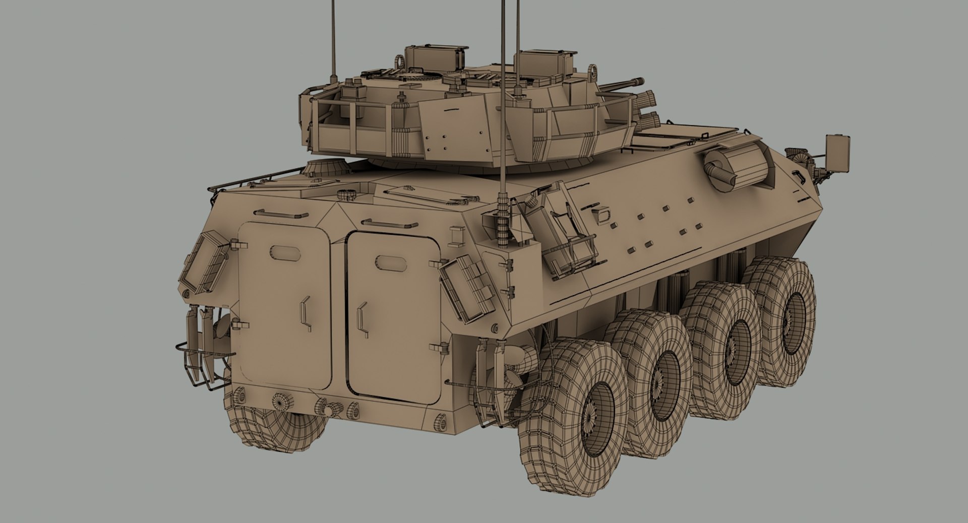 Australian Vehicle Aslav 3d Lwo