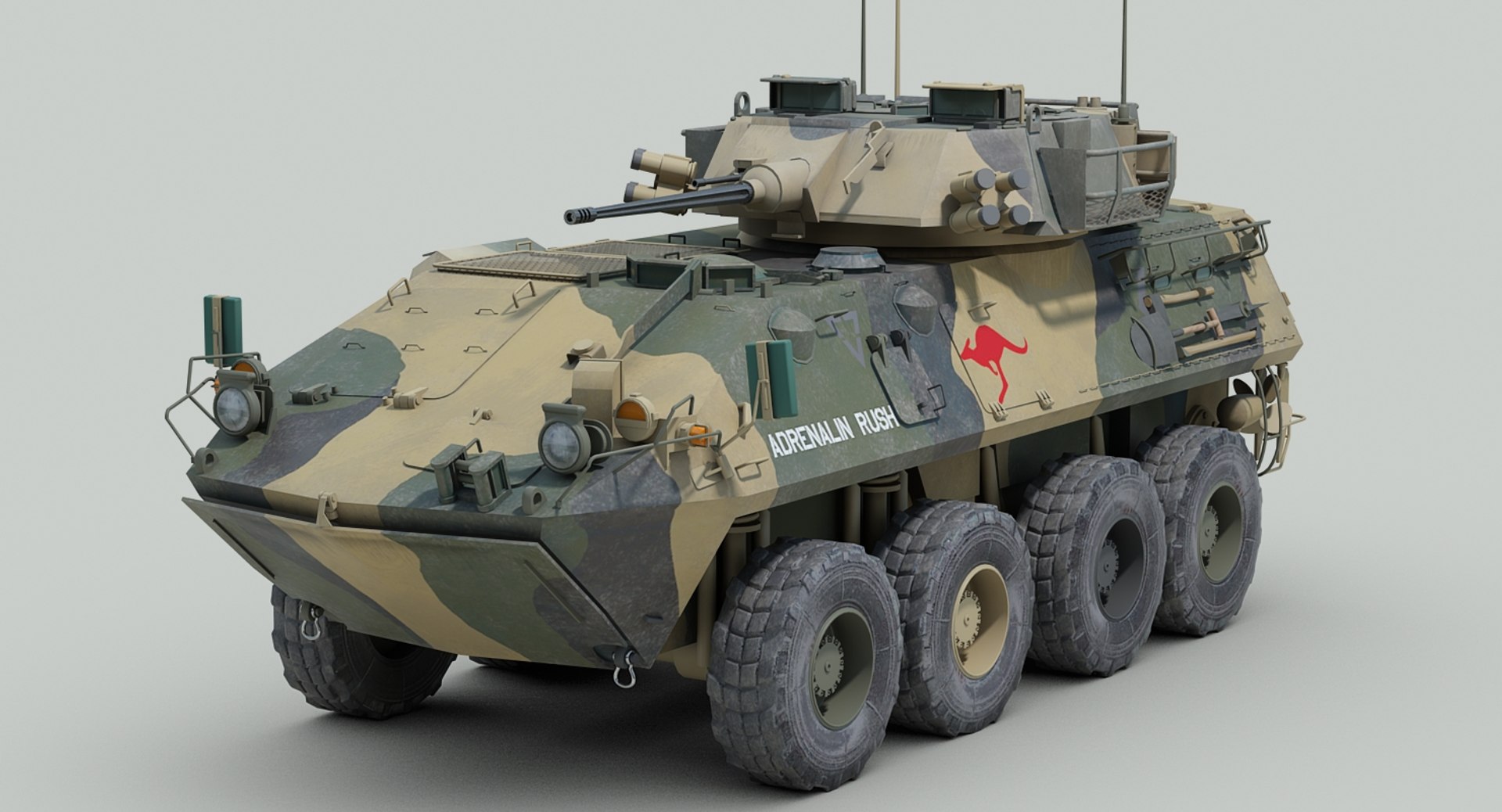 Australian Vehicle Aslav 3d Lwo