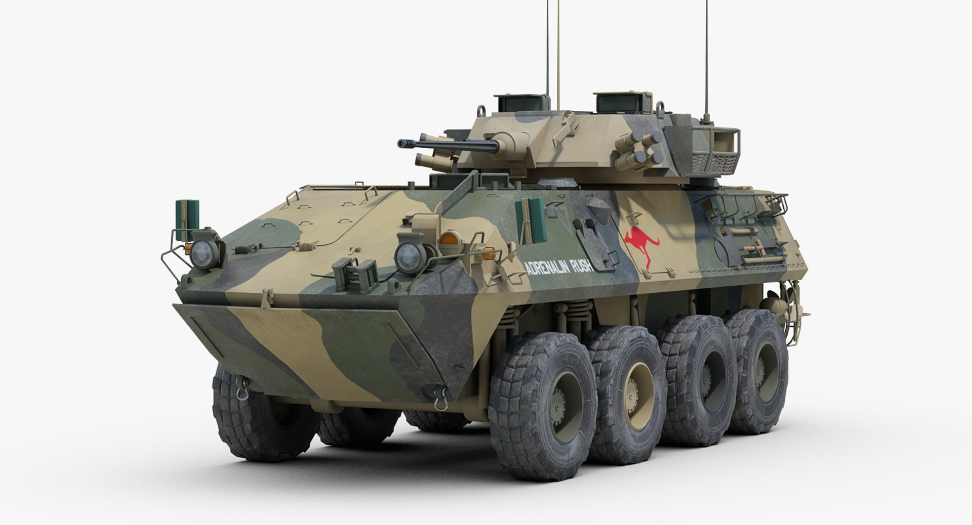 Australian Vehicle Aslav 3d Lwo