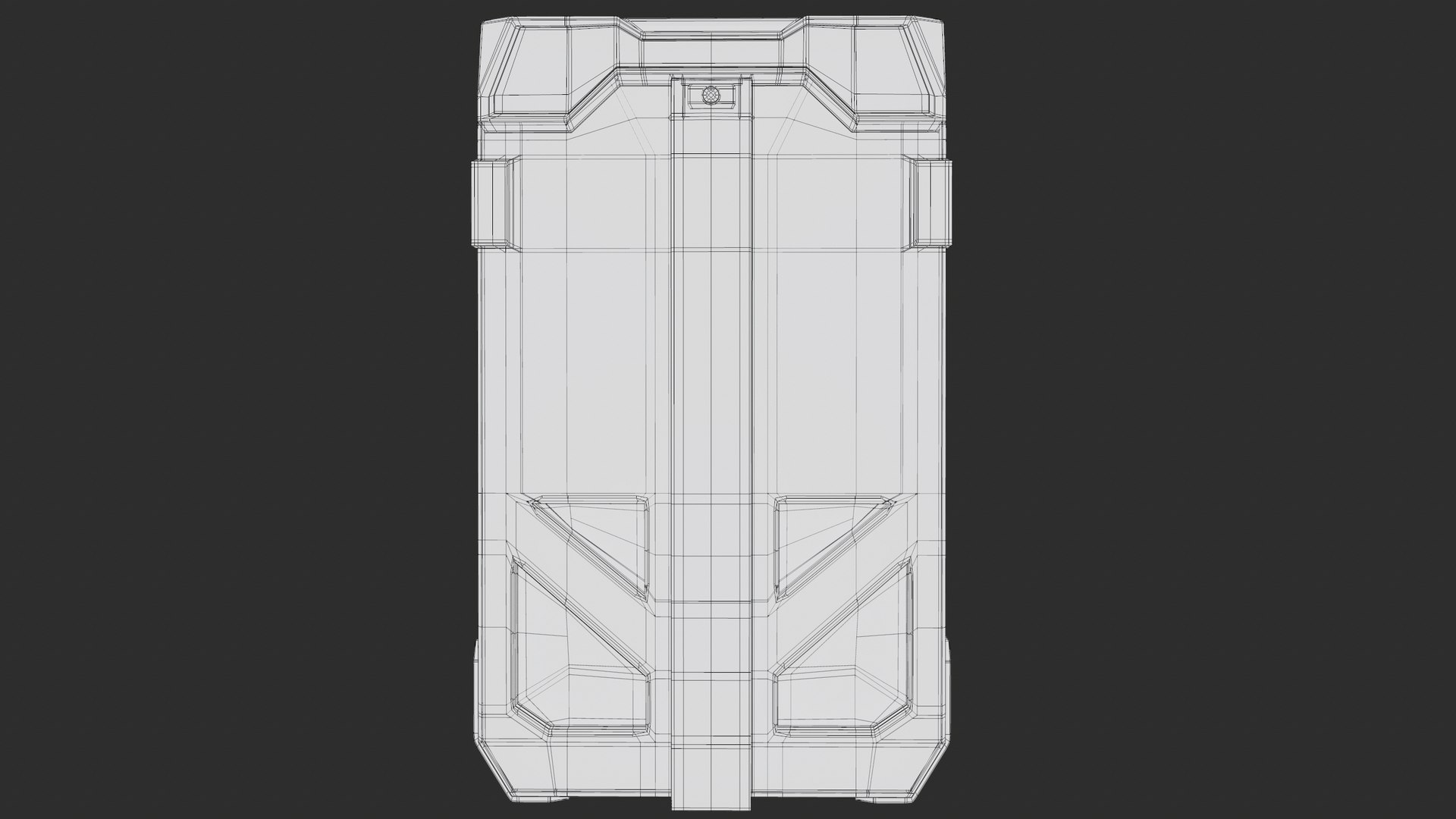 Sci-Fi First Aid Medical Box Lowpoly PBR 3D Model - TurboSquid 1754583