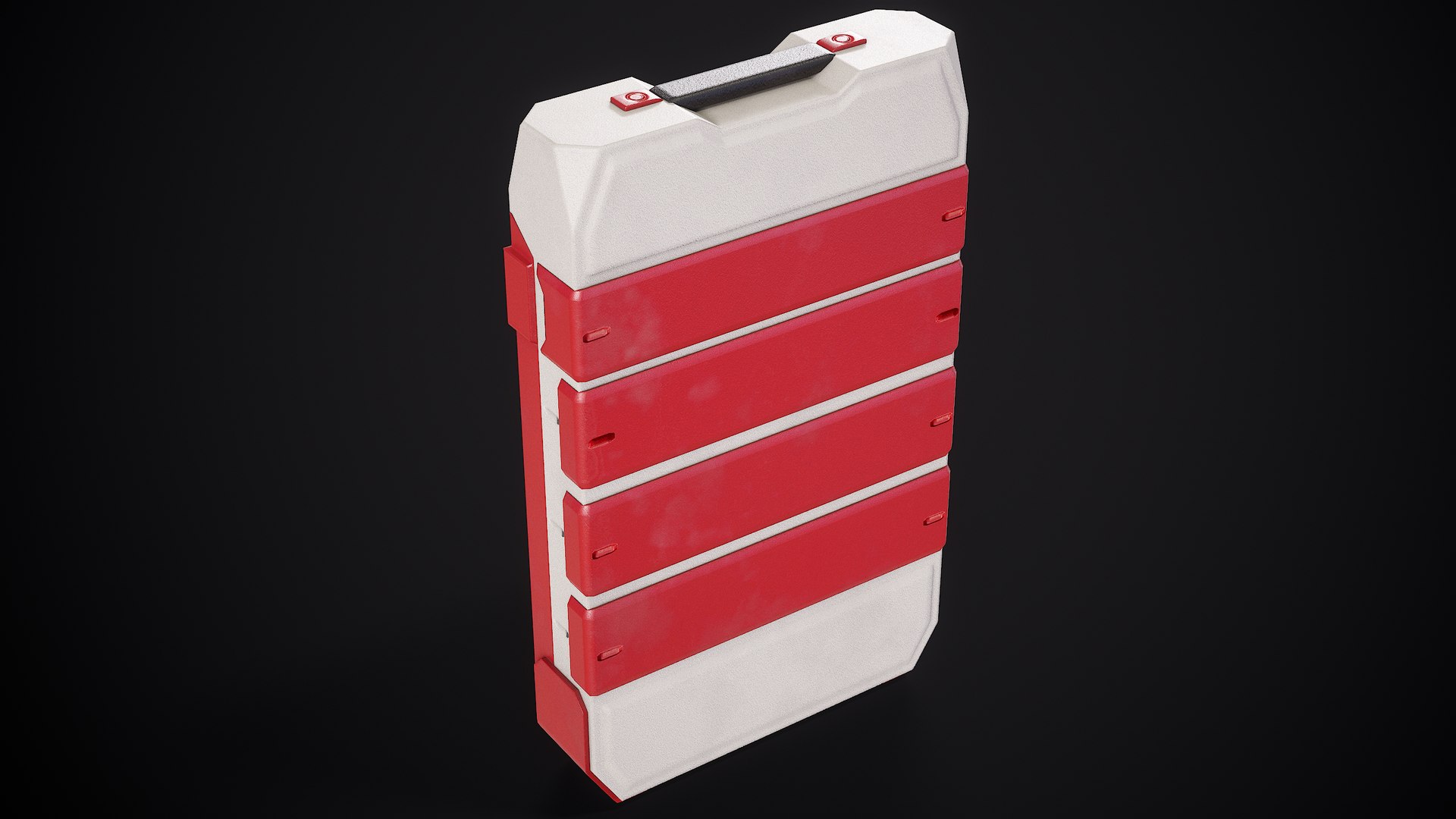 Sci-Fi First Aid Medical Box Lowpoly PBR 3D Model - TurboSquid 1754583