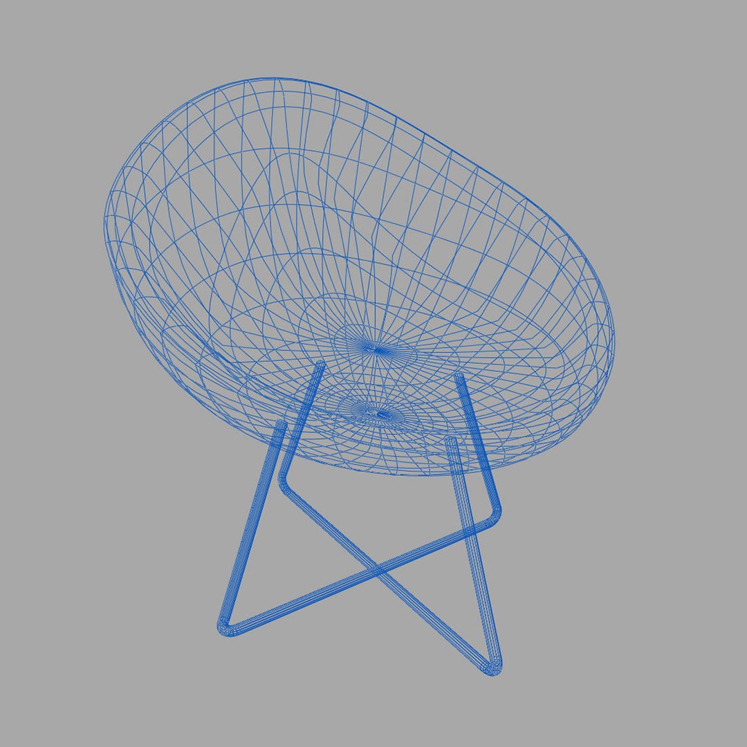 3dsmax Bucket Chair