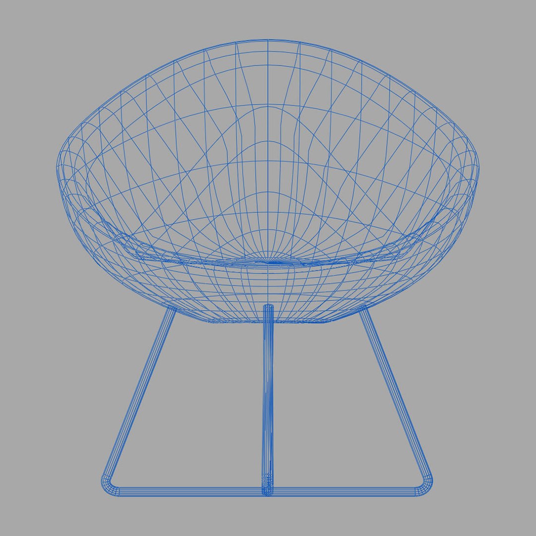 3dsmax Bucket Chair