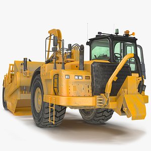 Wheel Tractor Scraper 3D Models for Download | TurboSquid