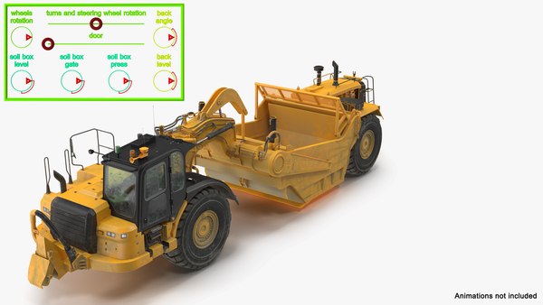 Generic Scraper Dirt Rigged 3D model - TurboSquid 1919541