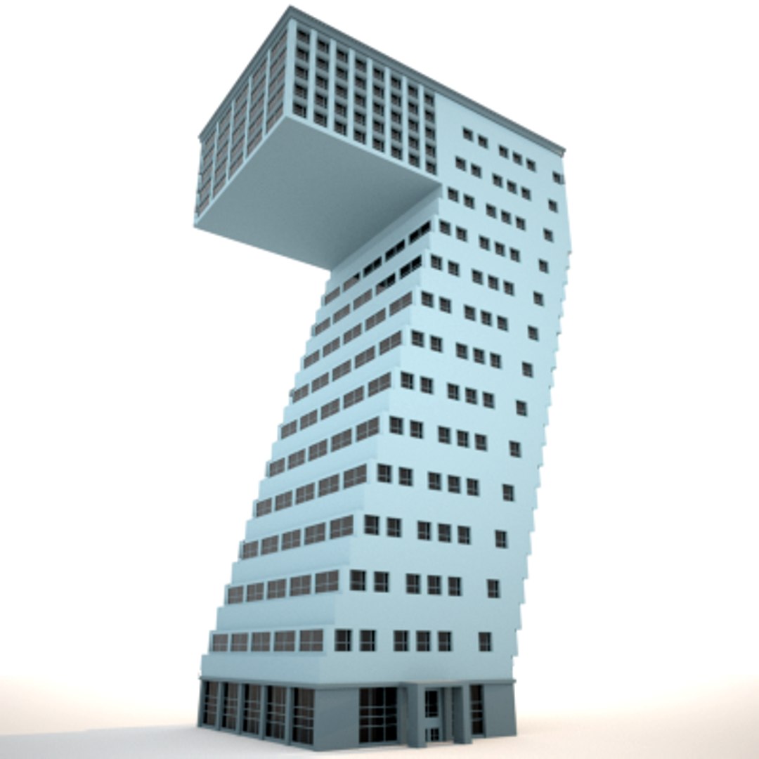 building shape number 7 c4d