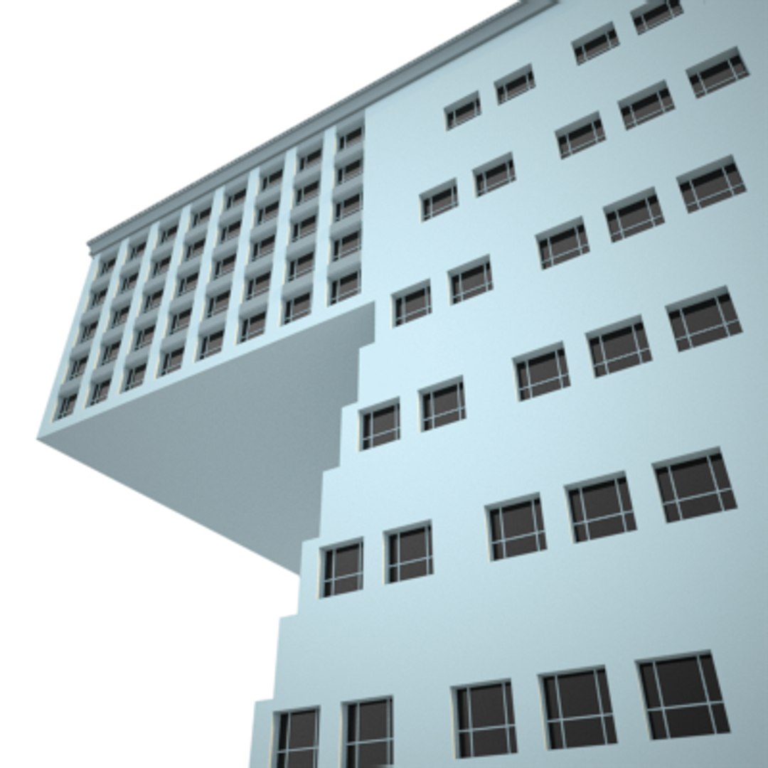 building shape number 7 c4d