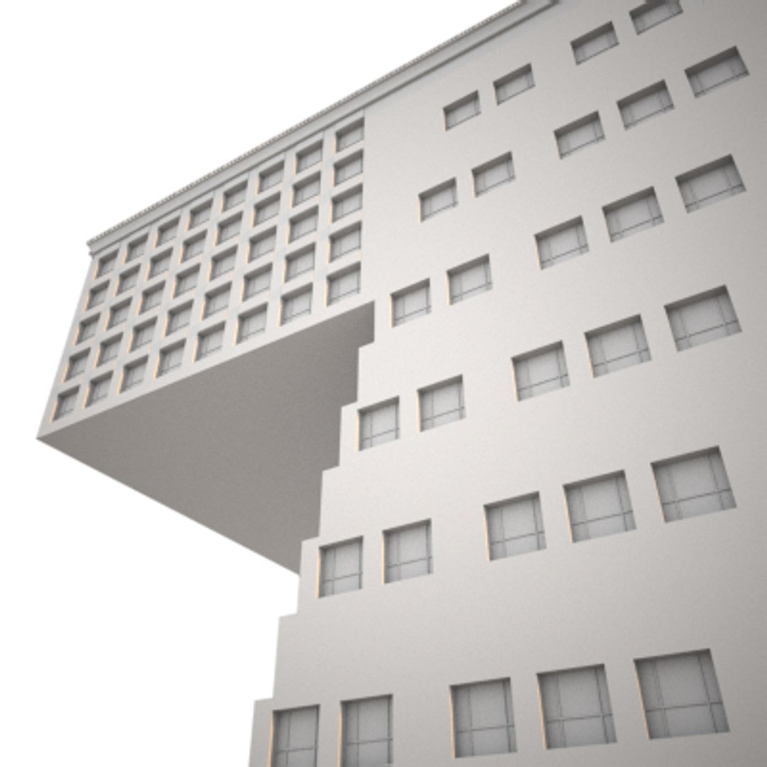 building shape number 7 c4d