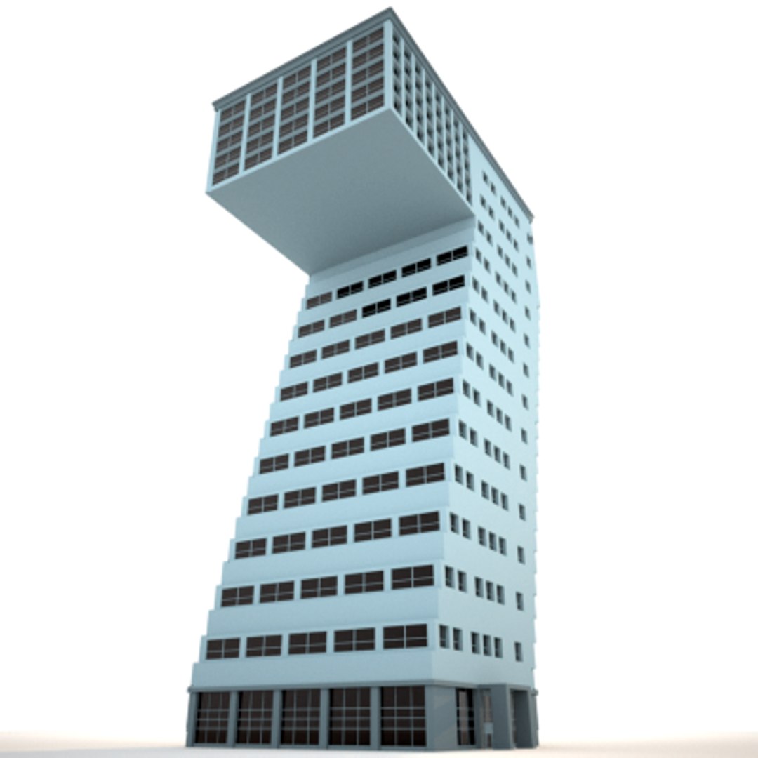 building shape number 7 c4d