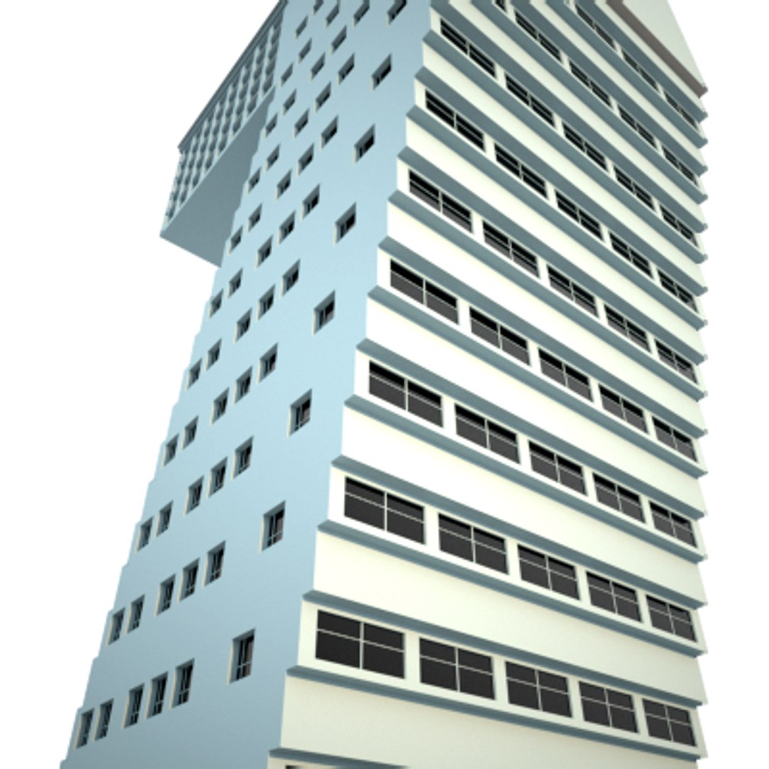 building shape number 7 c4d