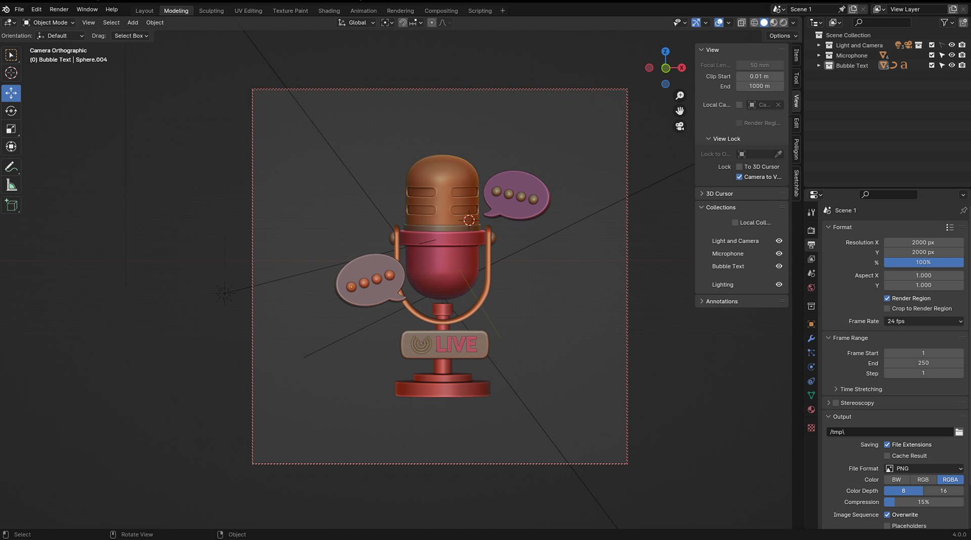 Live Podcast 3D Icon Illustration 3D Model - TurboSquid 2230275