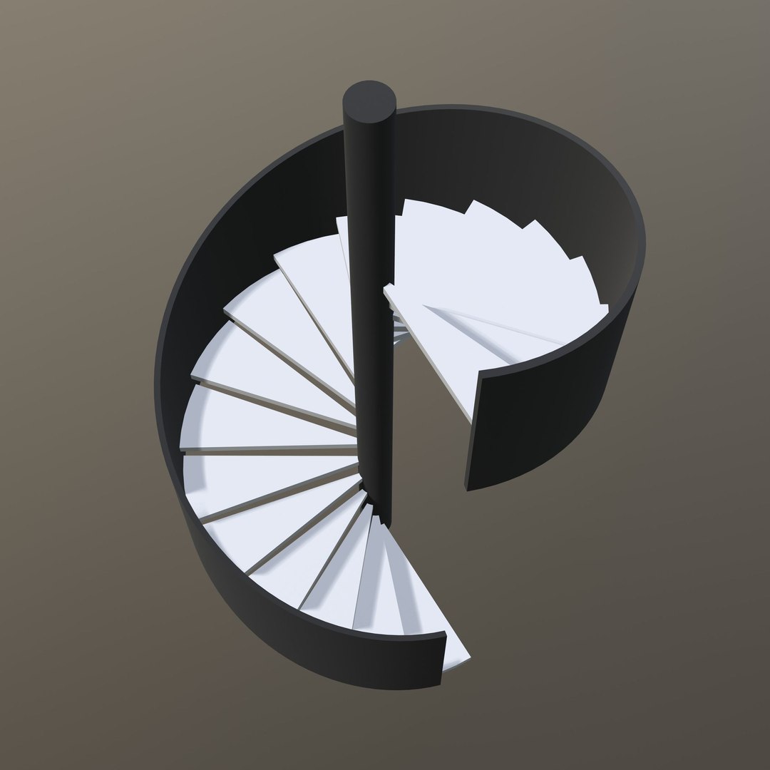 3D Spiral stair 2023-0001 model - TurboSquid 2079176