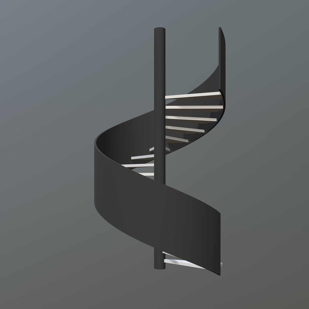 3D Spiral stair 2023-0001 model - TurboSquid 2079176