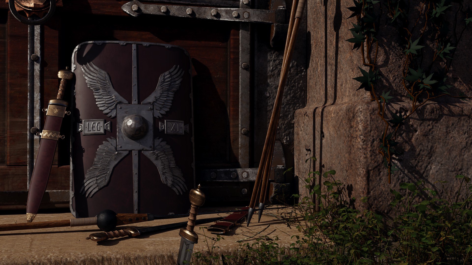 Roman Scutum Shield 3D Model - TurboSquid 1321557