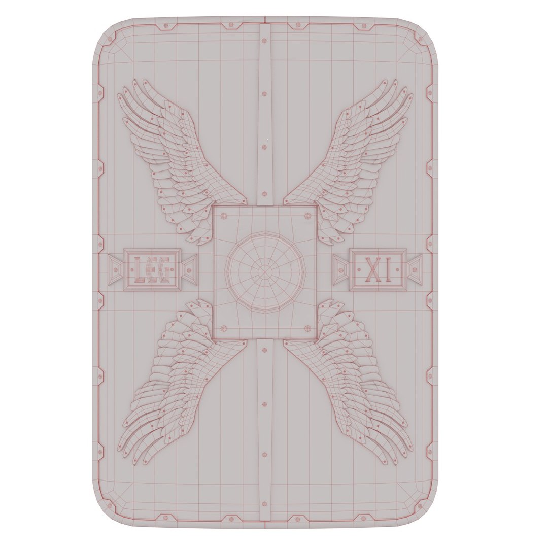 Roman Scutum Shield 3D Model - TurboSquid 1321557