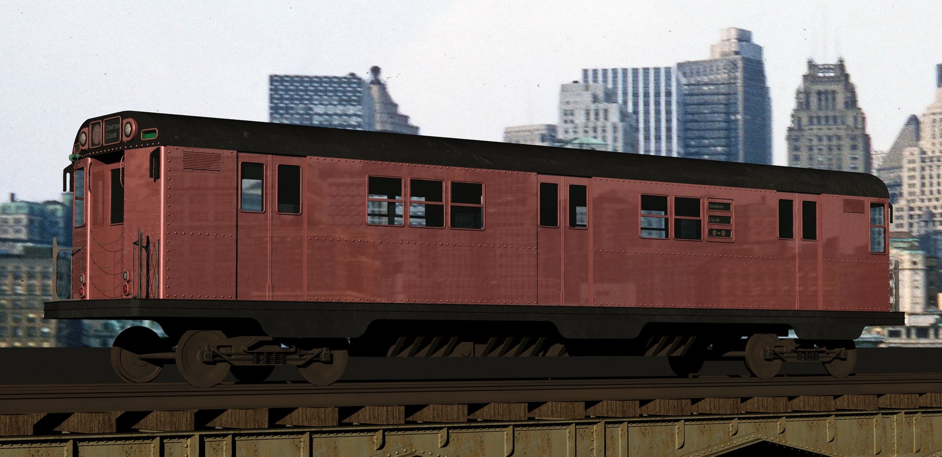 3D Redbird Subway Car - Model - TurboSquid 1390658