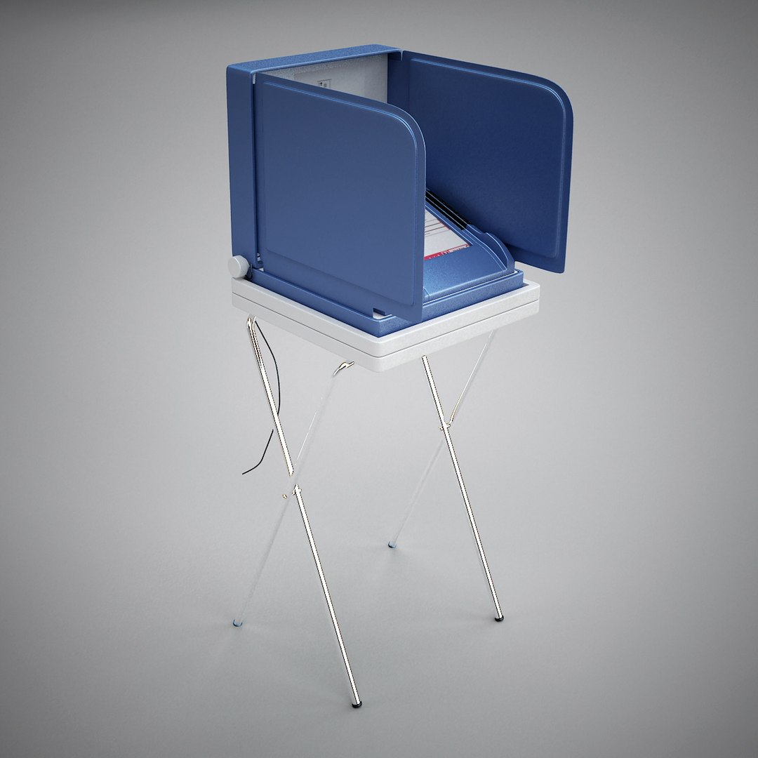 3d E-voting Machine Model