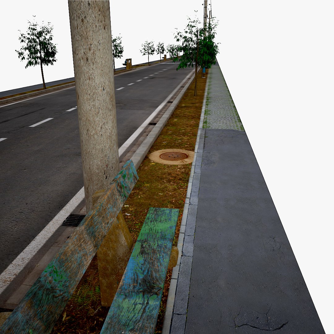 street 2 3d model