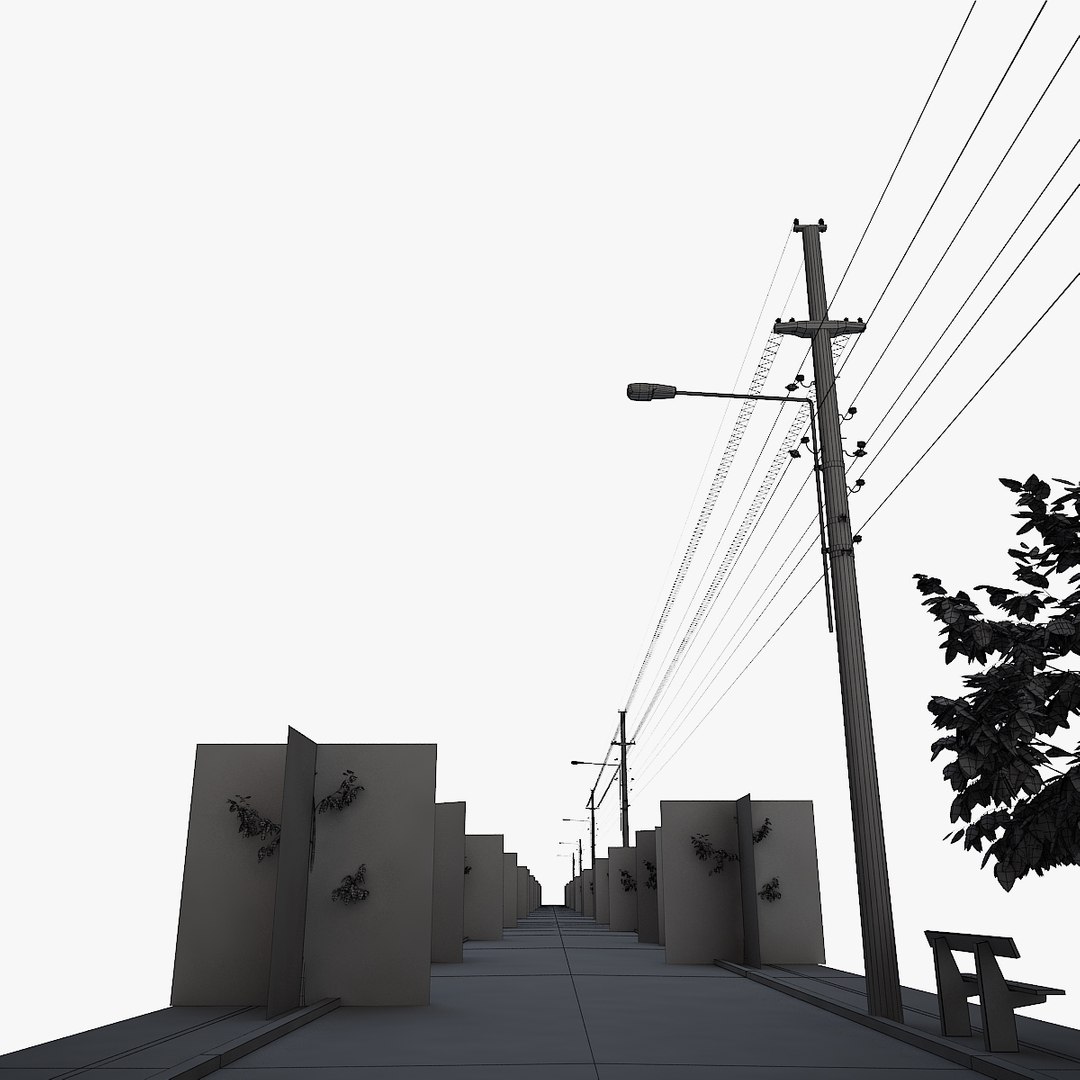 street 2 3d model