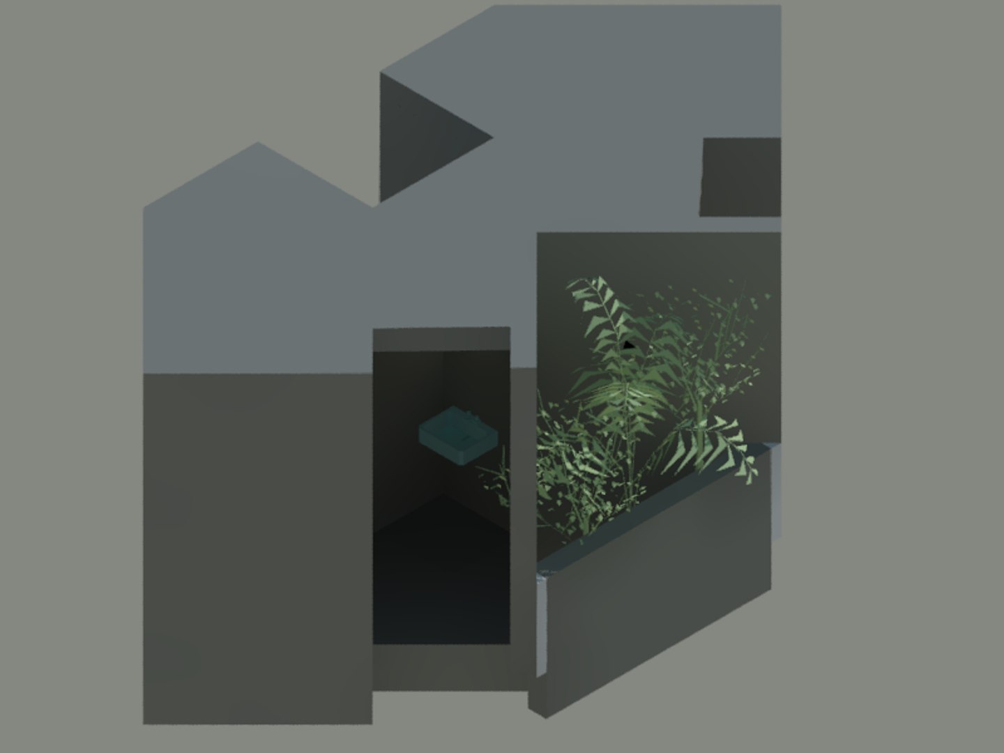 Toilet block 3D model - TurboSquid 1312609