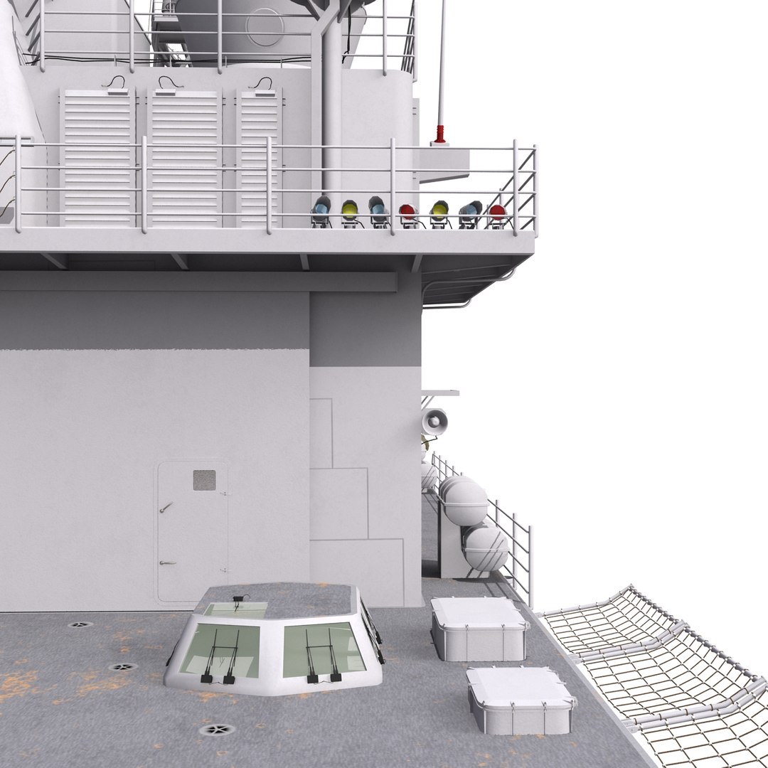 3d Uss Gettysburg Cg-64 Modeled