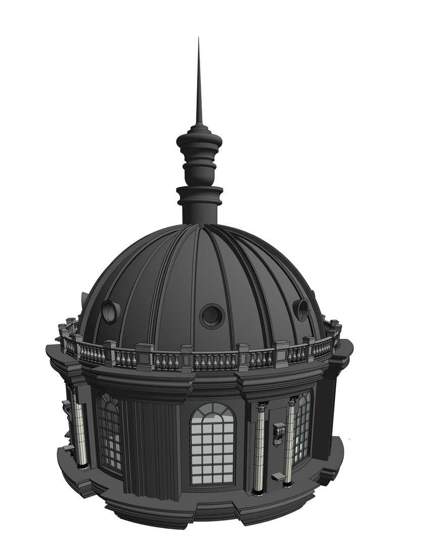 Classic Dome Model - TurboSquid 1530729