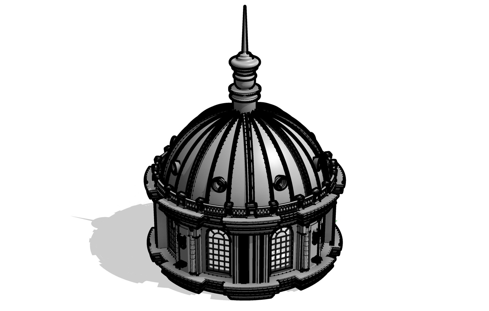 Classic Dome Model - TurboSquid 1530729