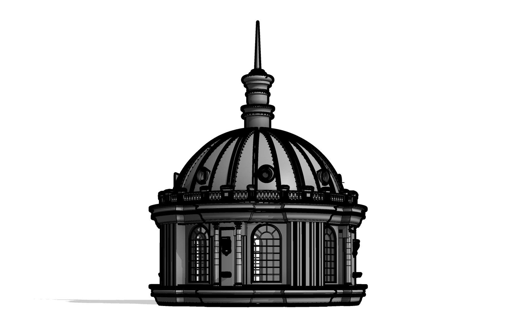 Classic Dome Model - TurboSquid 1530729