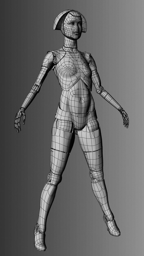 Attendance Robot 3d Model