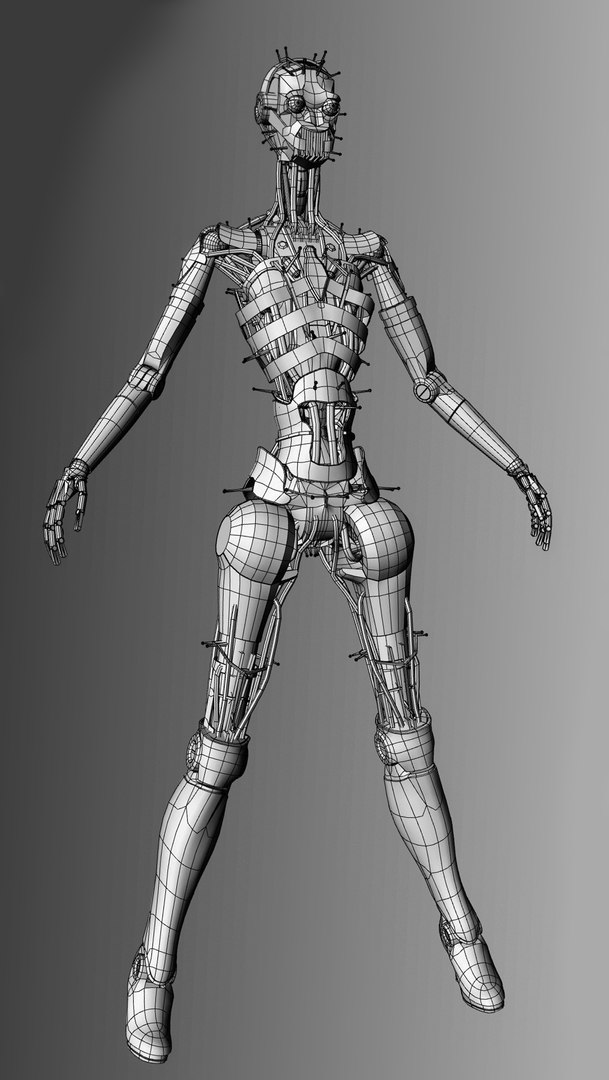 Attendance Robot 3d Model