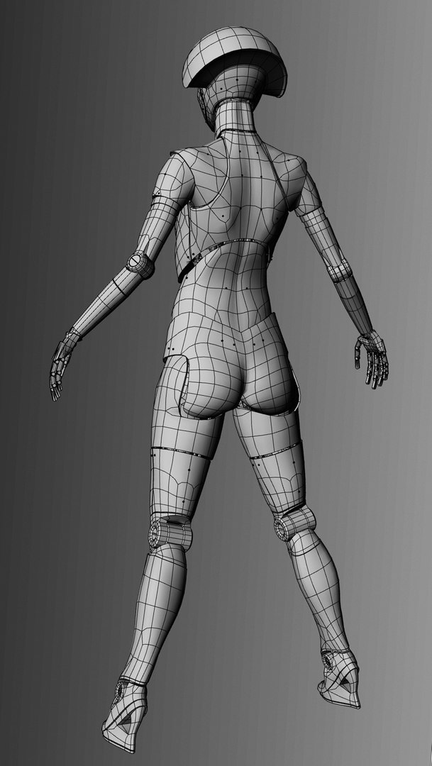 Attendance Robot 3d Model