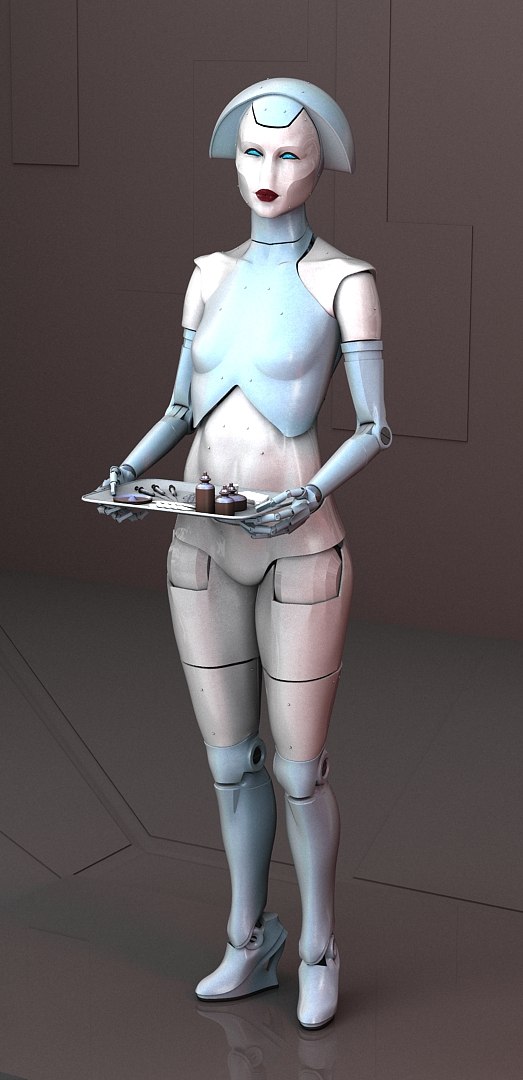 Attendance Robot 3d Model