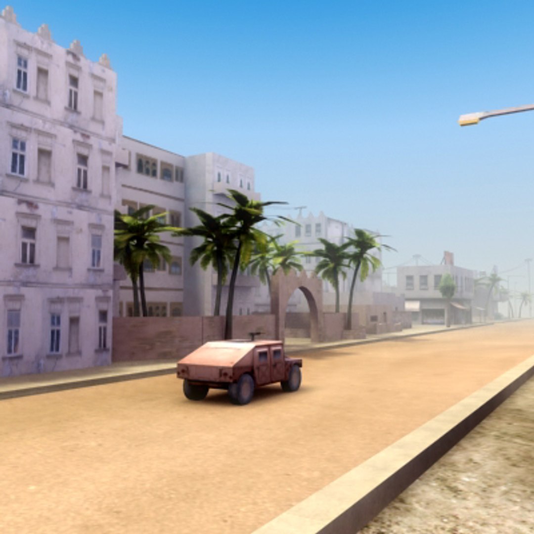 lightwave arab city construction buildings