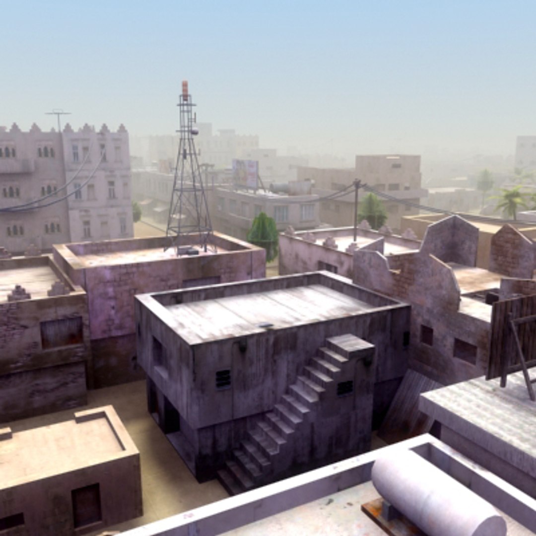 lightwave arab city construction buildings