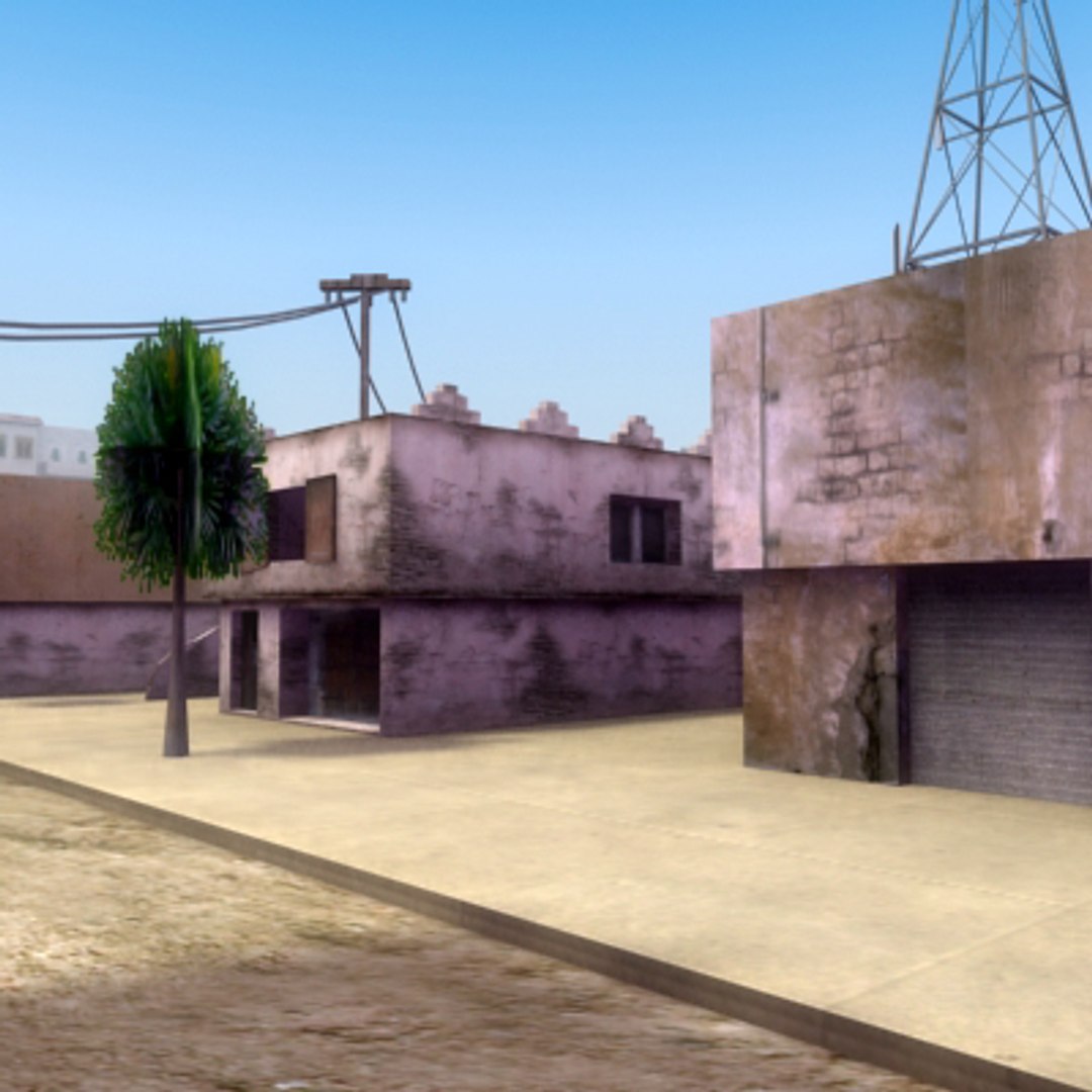 lightwave arab city construction buildings