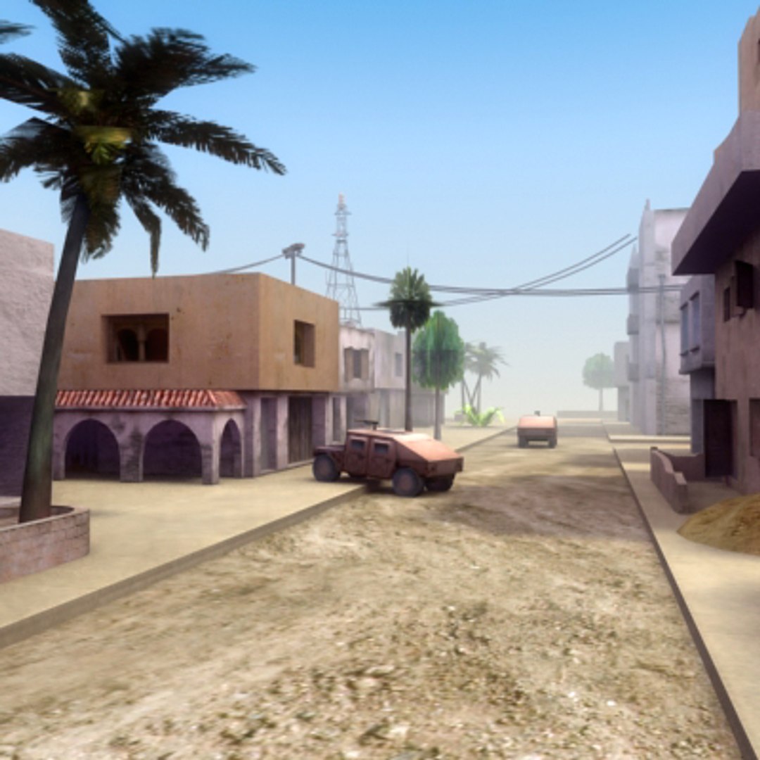 lightwave arab city construction buildings
