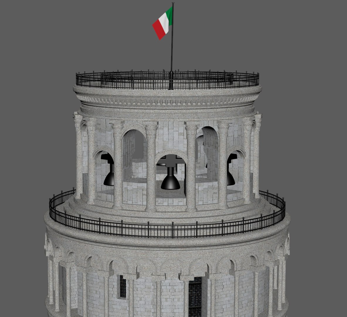 Pisa Tower 3D Model - TurboSquid 1224406