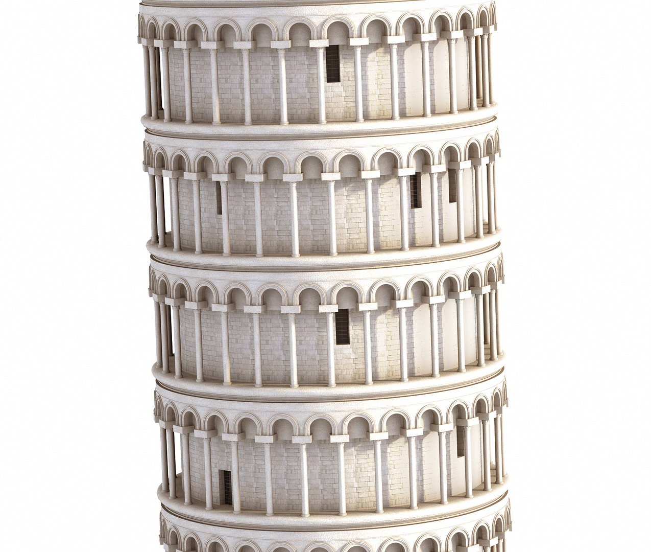Pisa Tower 3D Model - TurboSquid 1224406