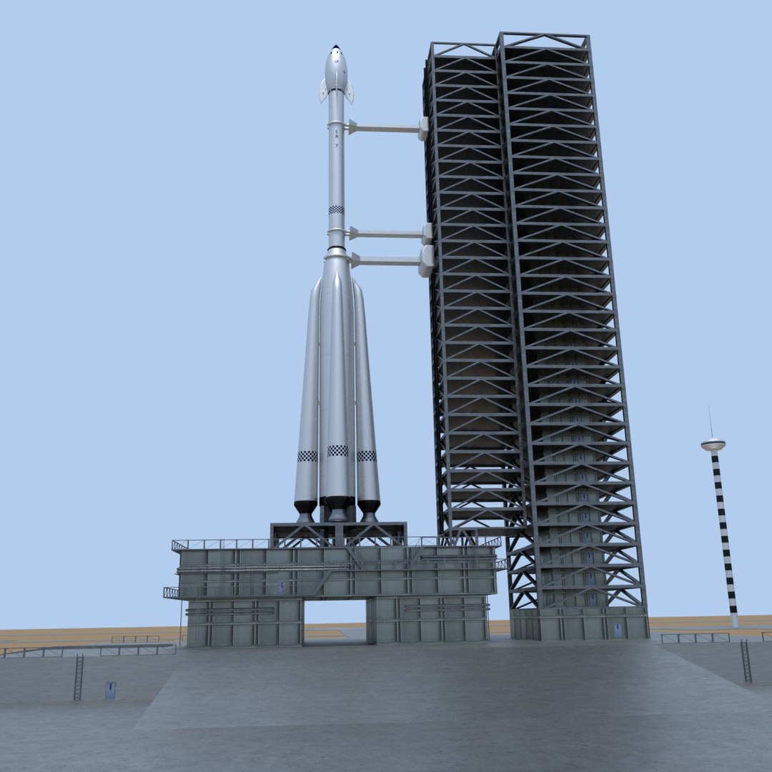 Launch Complex 3D Model - TurboSquid 1206319