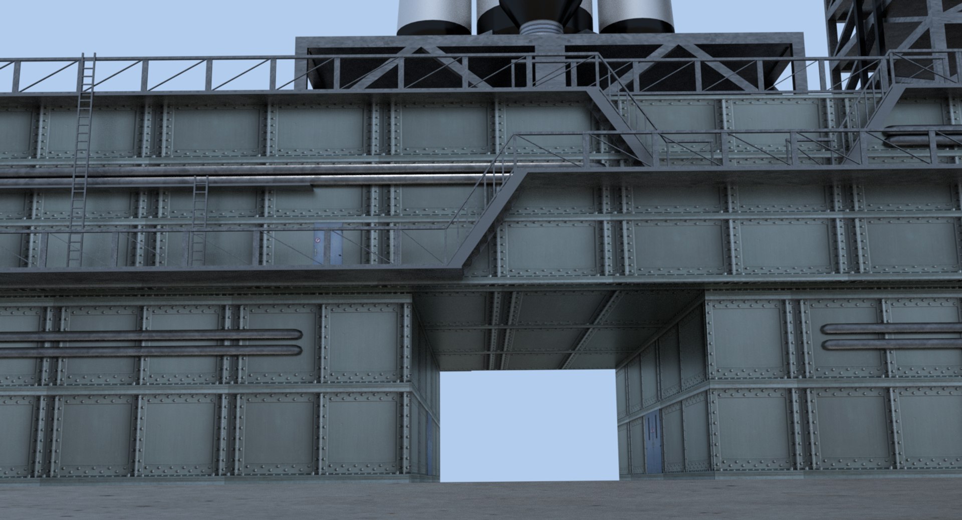 Launch Complex 3D Model - TurboSquid 1206319