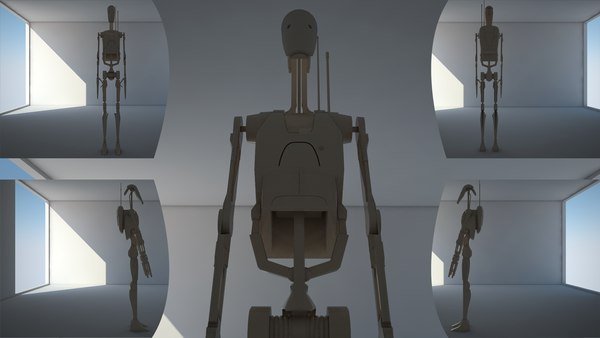 3ds max battle droid