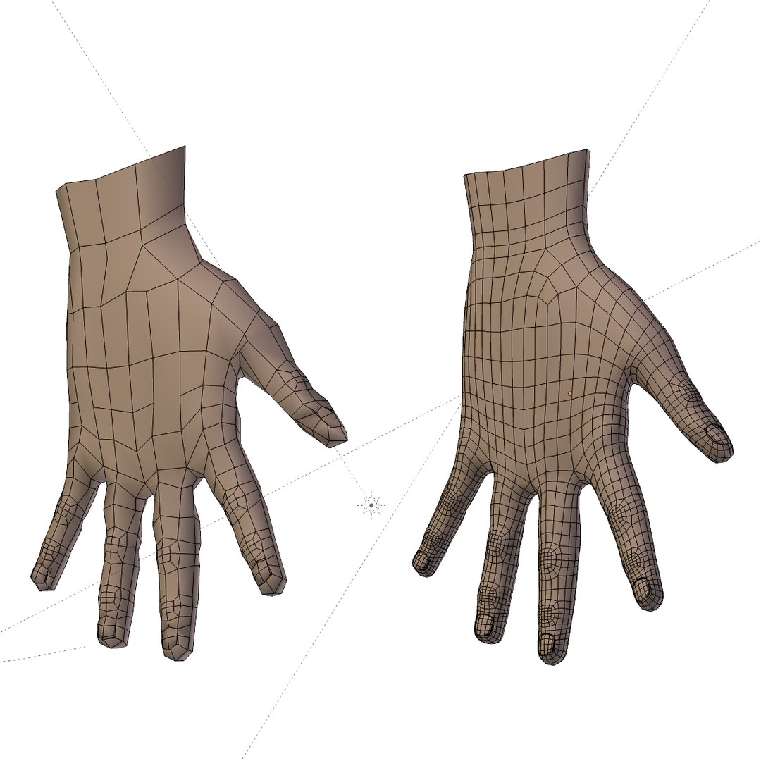 maya hand blender unwrapped