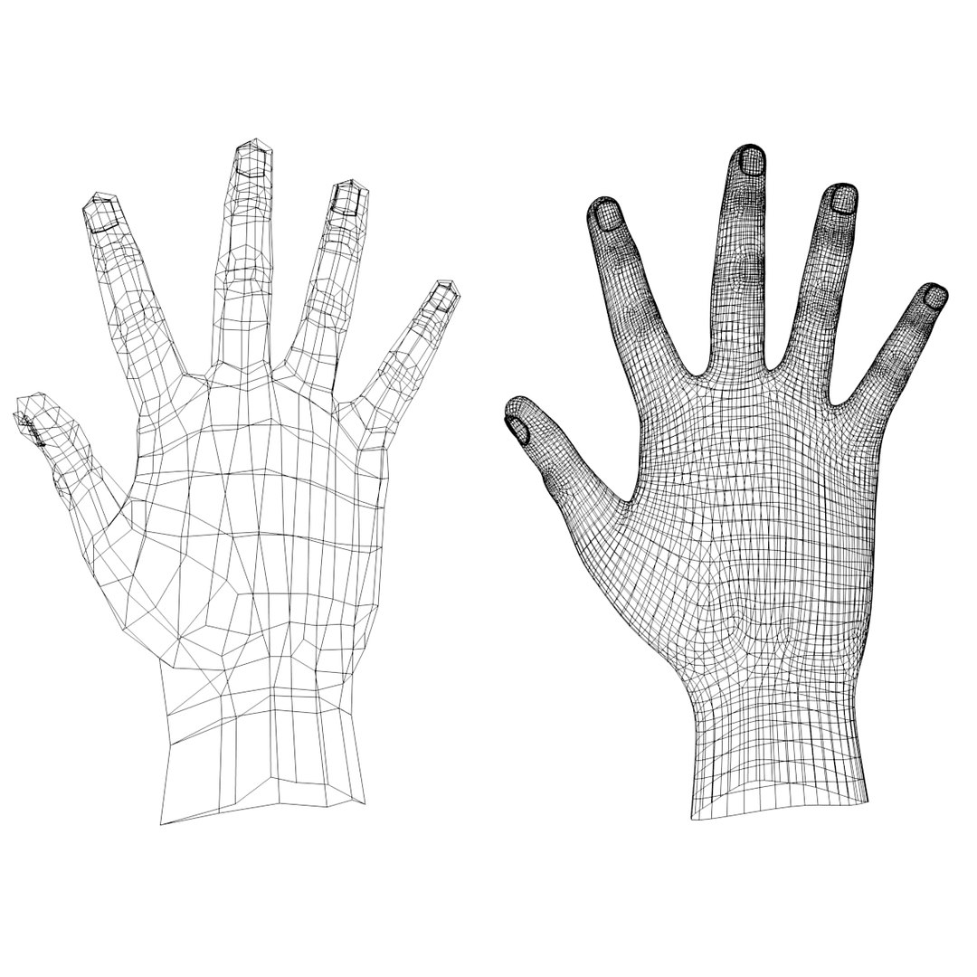 maya hand blender unwrapped
